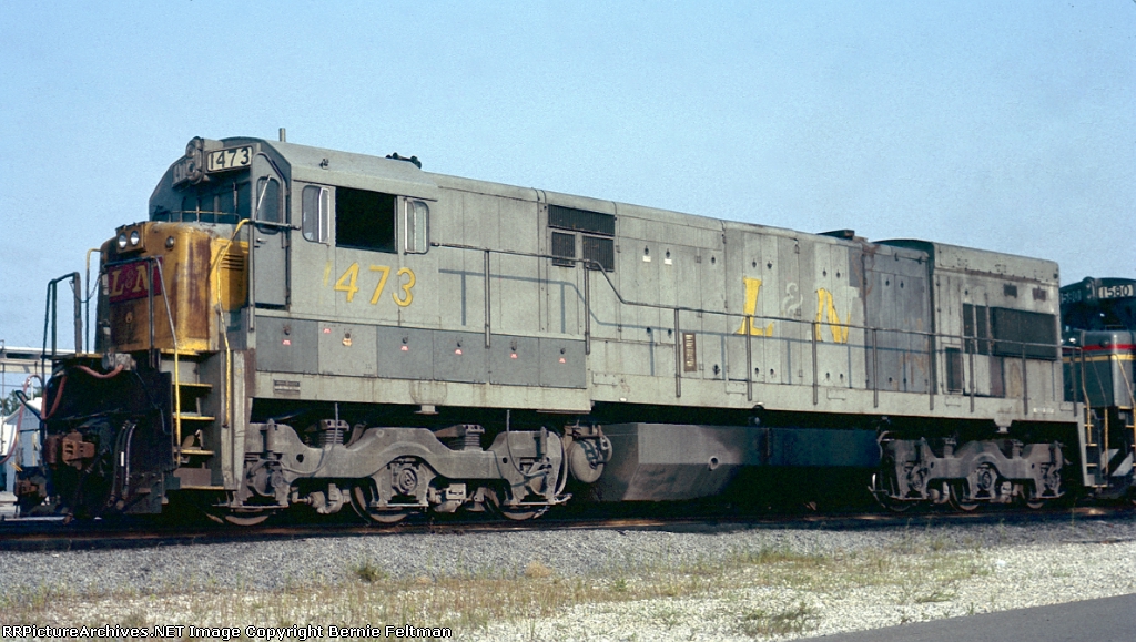L&N U30C #1473, at the Boyles Yard Service Center,